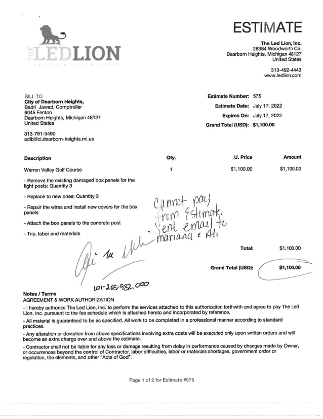 FOIA March 2023 WVGC Receipts Invoices.pdf