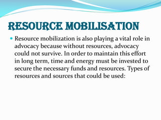 Essential Elements of Advocacy | PPTX