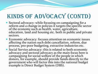Essential Elements of Advocacy | PPTX