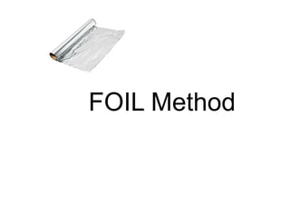 Foil method | PDF