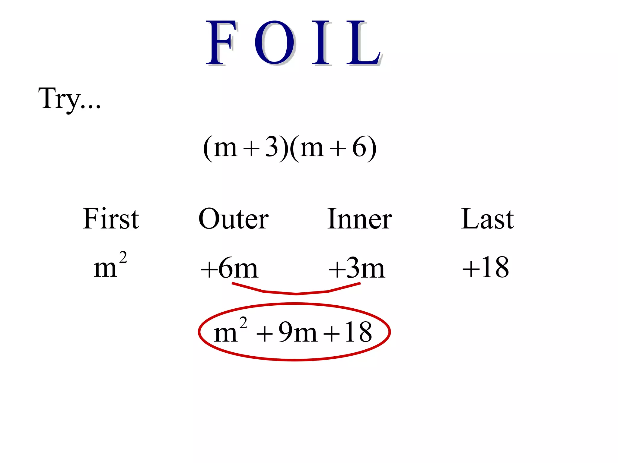 Foil method and distributive.ppt | Science