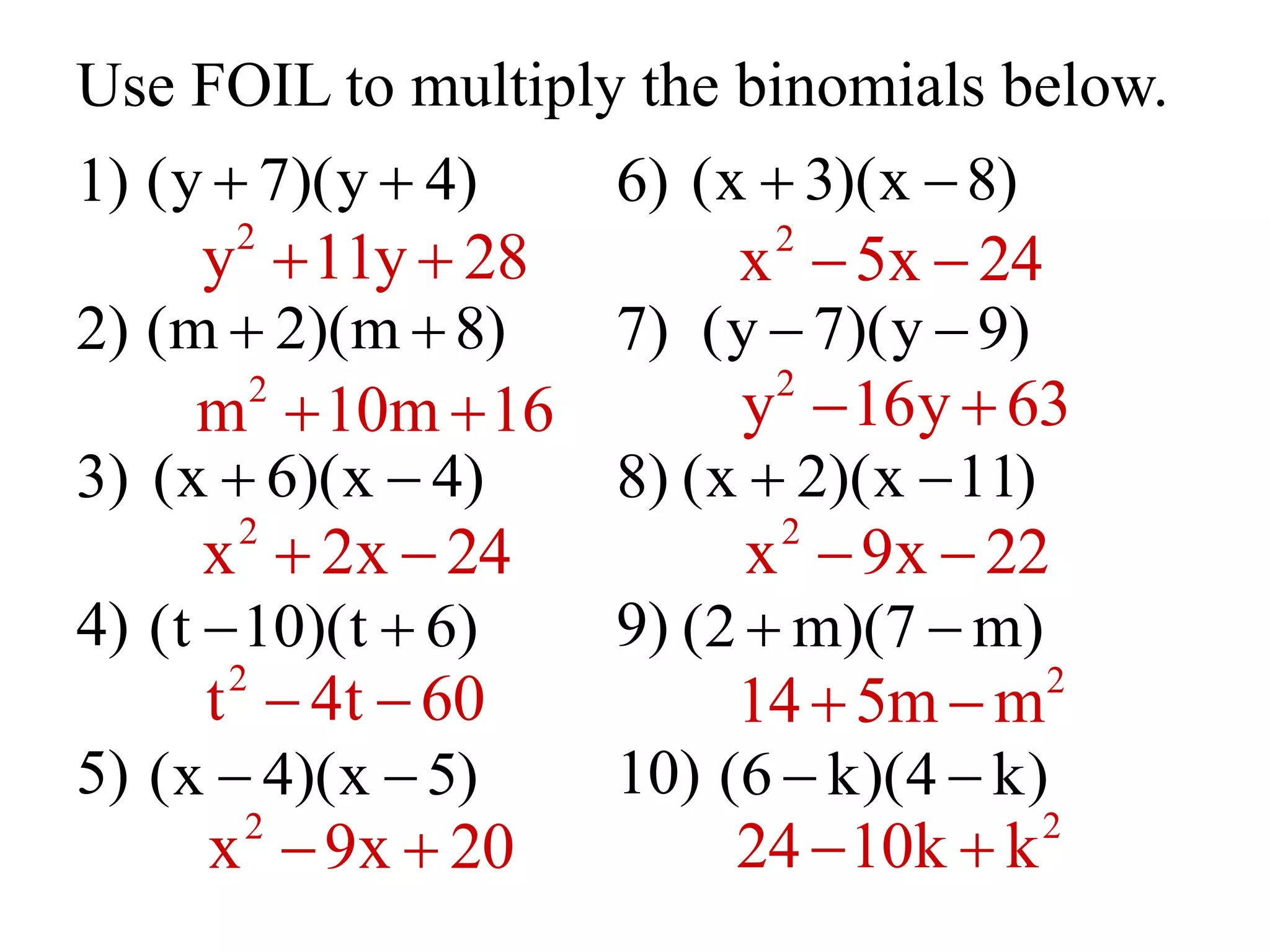 Foil method and distributive.ppt | Science