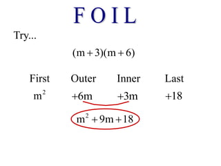 Foil method and distributive.ppt
