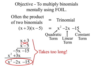 Foil method and distributive.ppt | Science