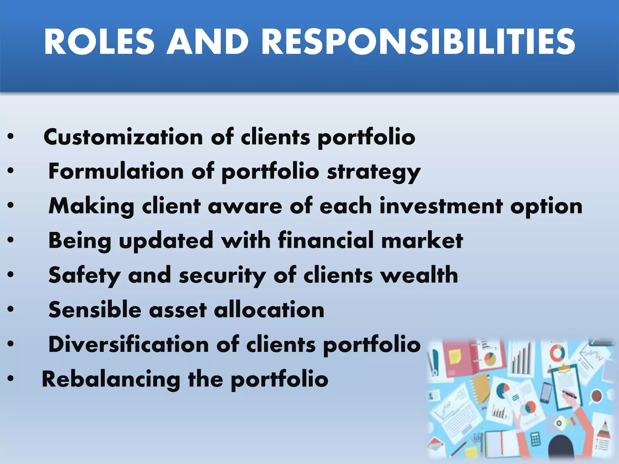 Portfolio manager and merchant banker | PPTX