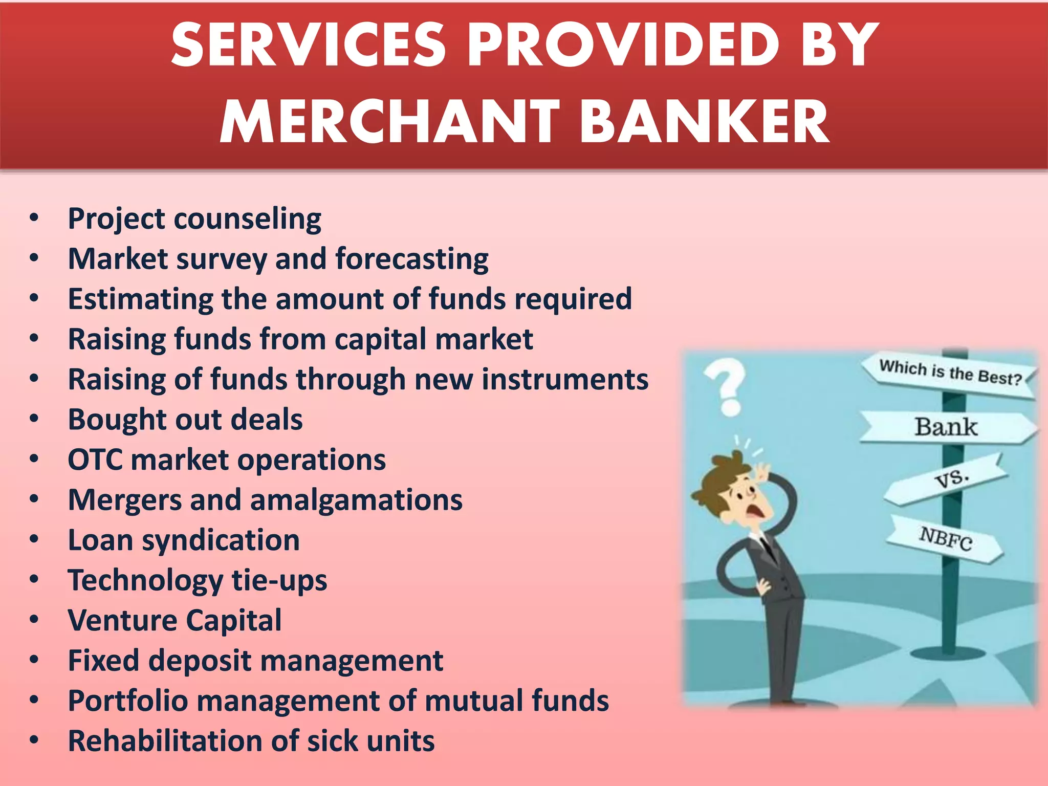 Portfolio manager and merchant banker | PPTX