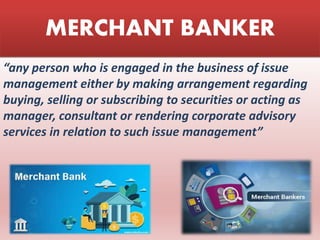 Portfolio manager and merchant banker | PPTX