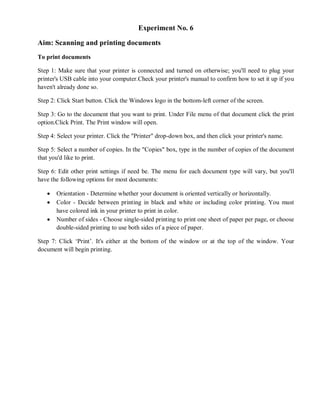 Foit lab manual | PDF