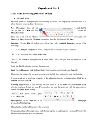 Foit lab manual | PDF