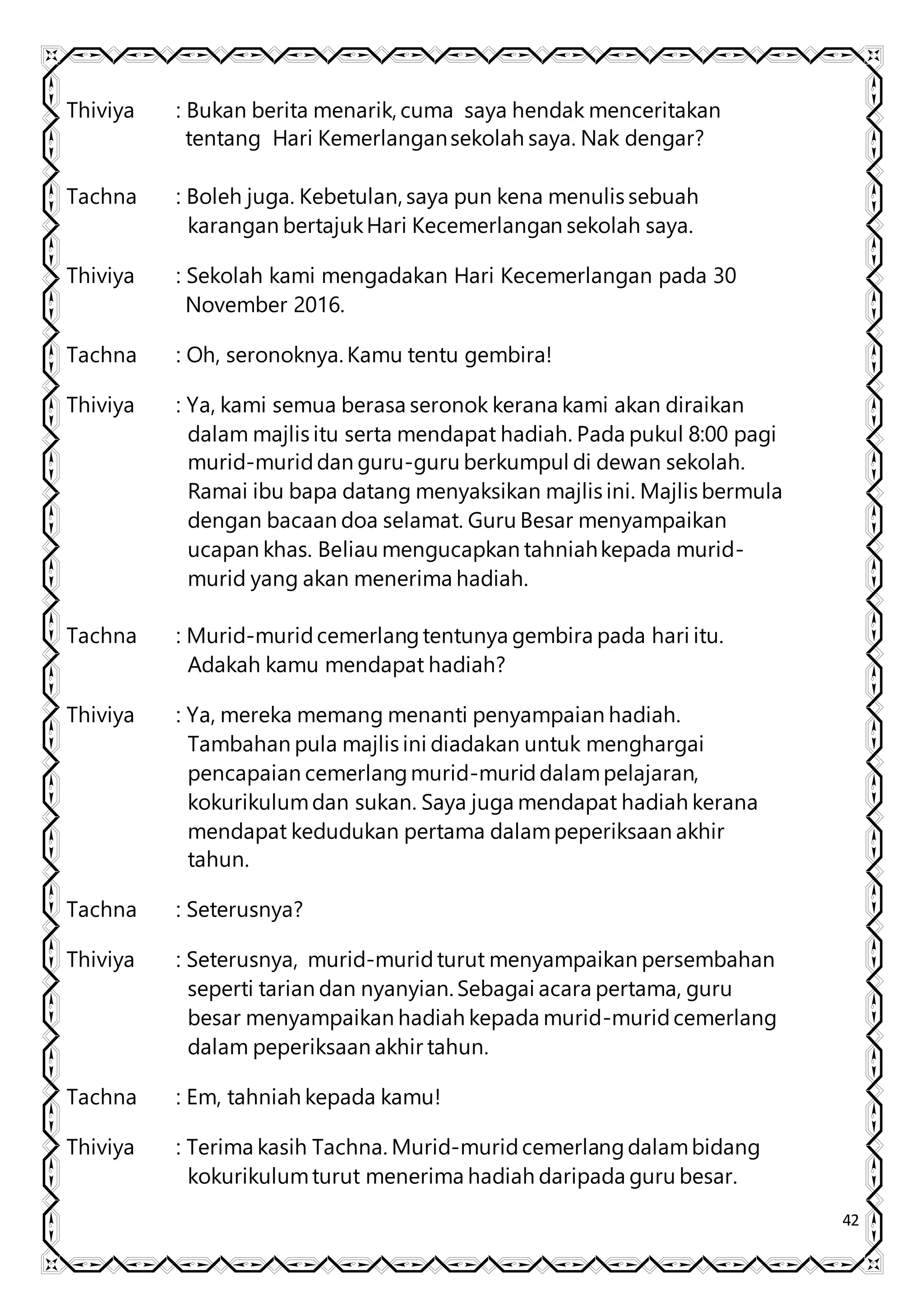 Fokus utama bahasa melayu penulisan 2017 | DOCX