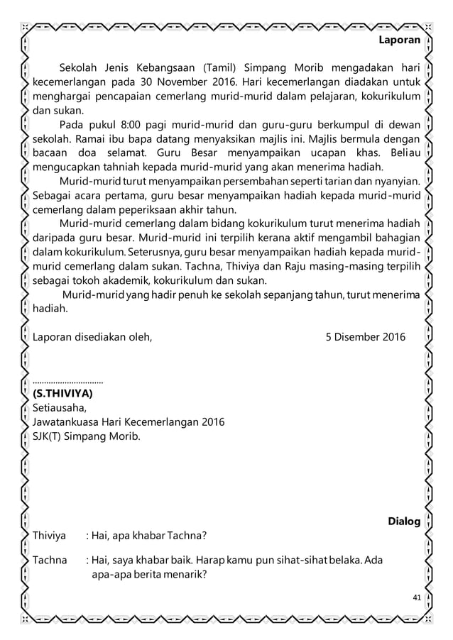 Fokus utama bahasa melayu penulisan 2017 | DOCX