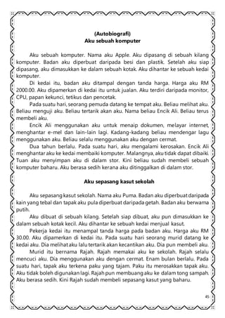 Contoh Karangan Aku Sepasang Kasut Sukan ç ä é æ µ100ç ä å