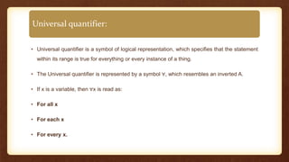 First Order Logic | PPTX | Programming Languages | Computing