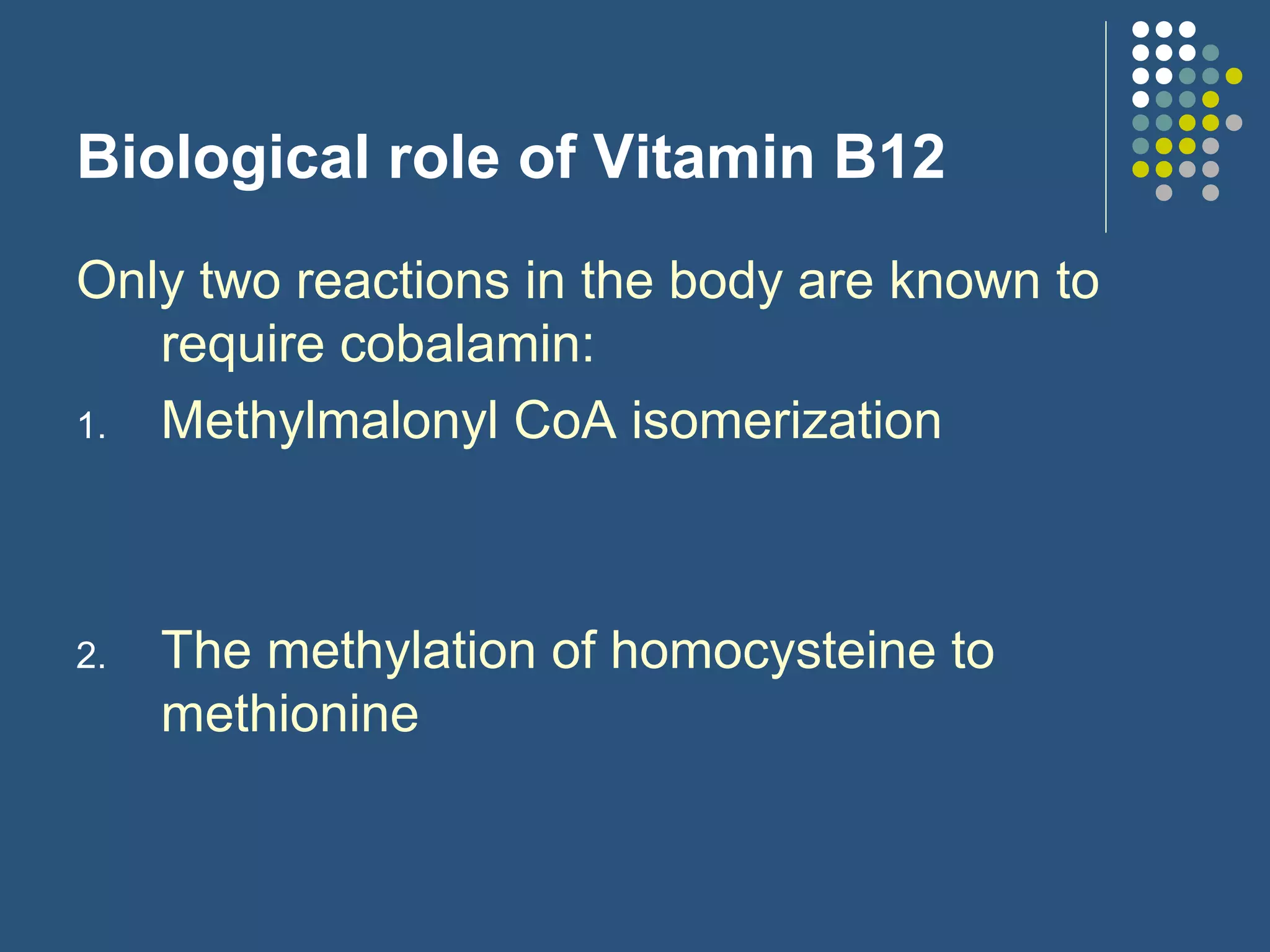 Folate and b12 metabolism | PPT