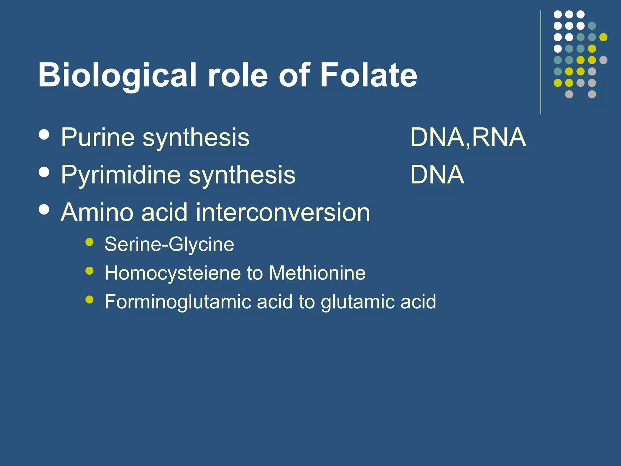 Folate and b12 metabolism | PPT