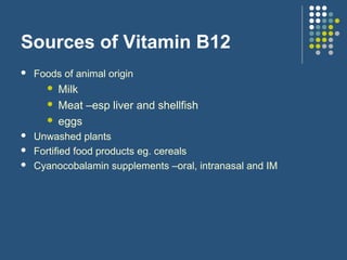 Folate and b12 metabolism | PPT