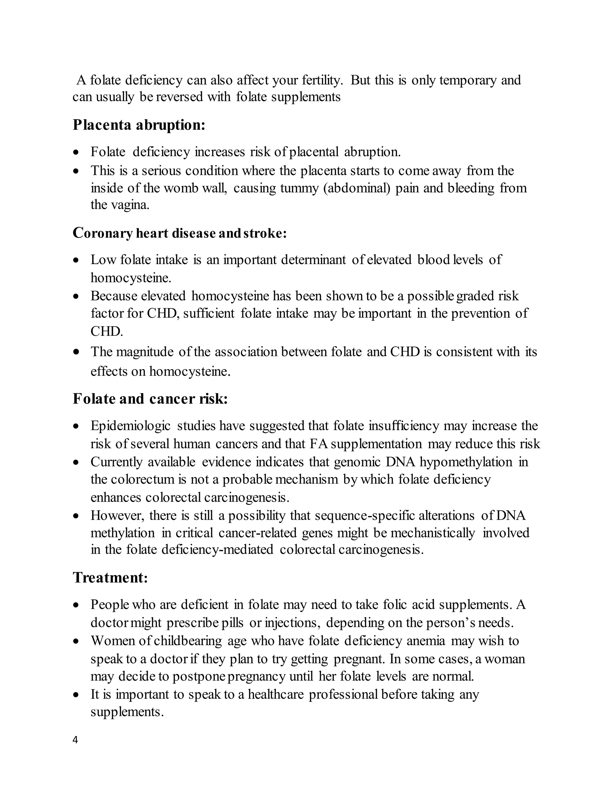 Folate and deficiency disorder (1) (1) | DOCX