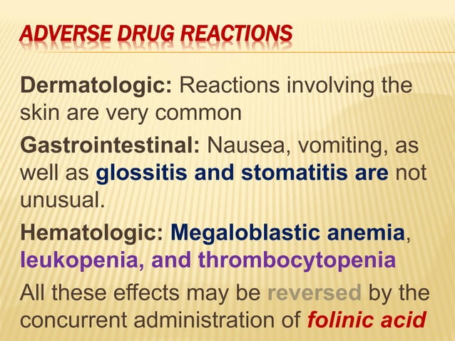 Folate antagonists | PDF | Blood Disorders | Diseases and Conditions
