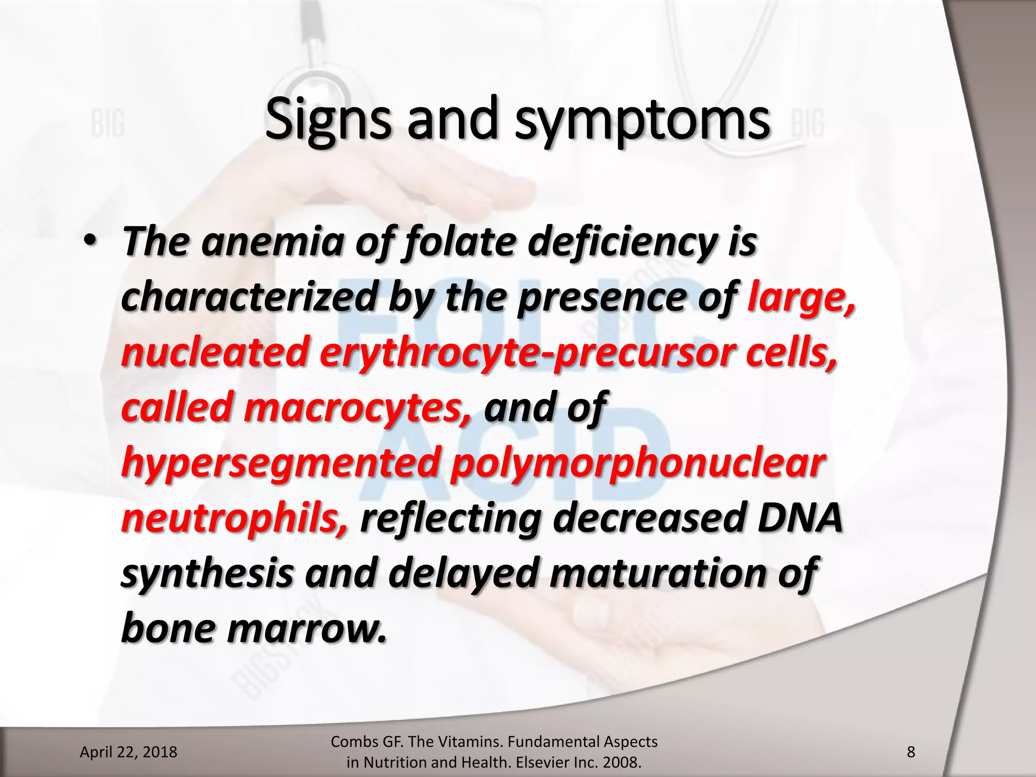 Folate deficiency and toxicity | PPSX
