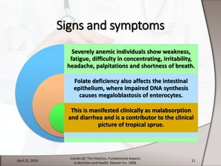 Folate deficiency and toxicity | PPSX