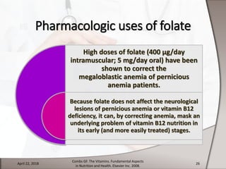 Folate deficiency and toxicity | PPSX