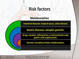 Folate deficiency and toxicity | PPSX