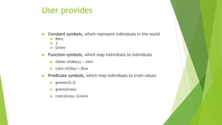 First order logic | PPT