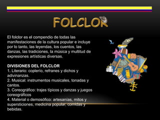 FOLCLOR COLOMBIANO. REGIONES | PPTX