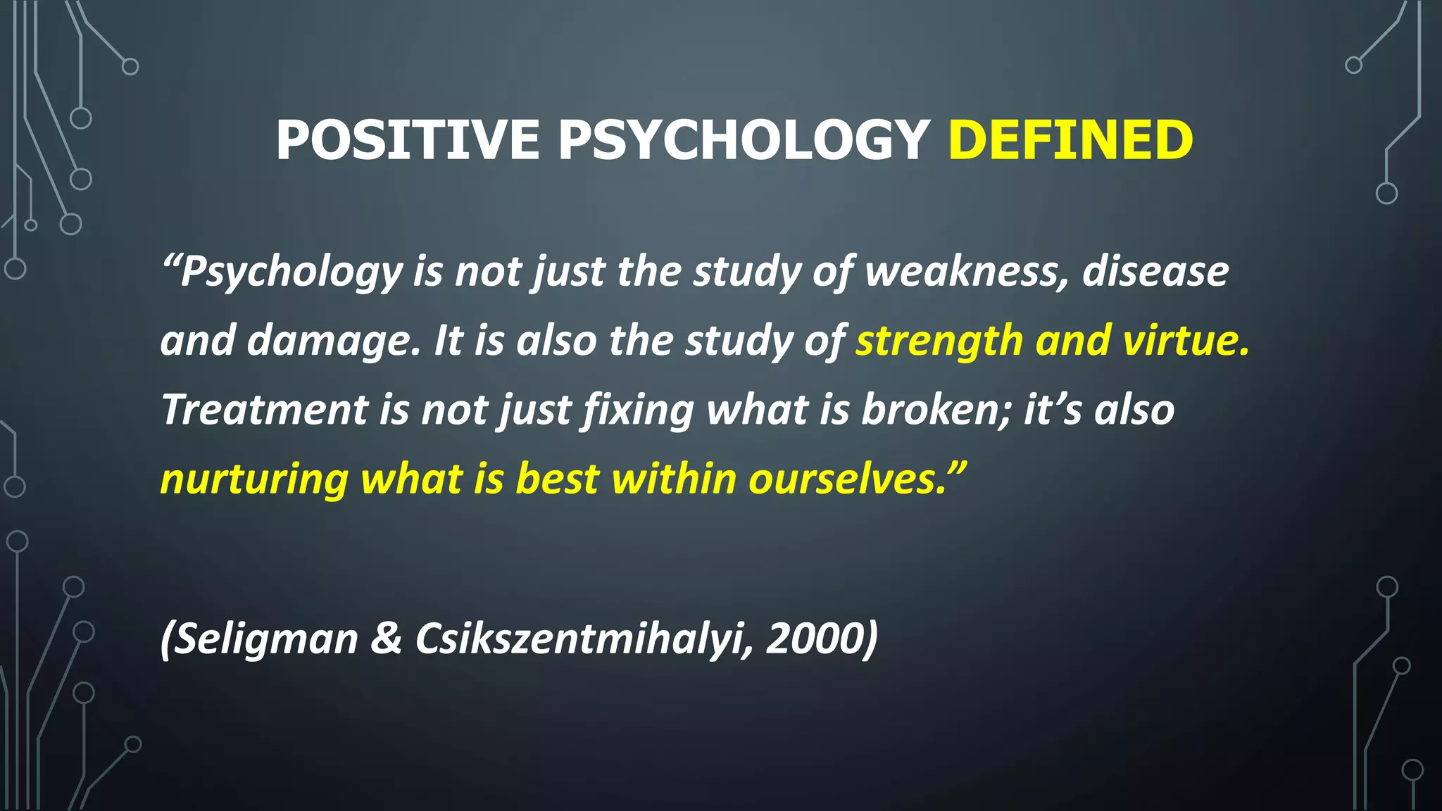 Marlo Martin – The Role of Positive Psychology | PPT