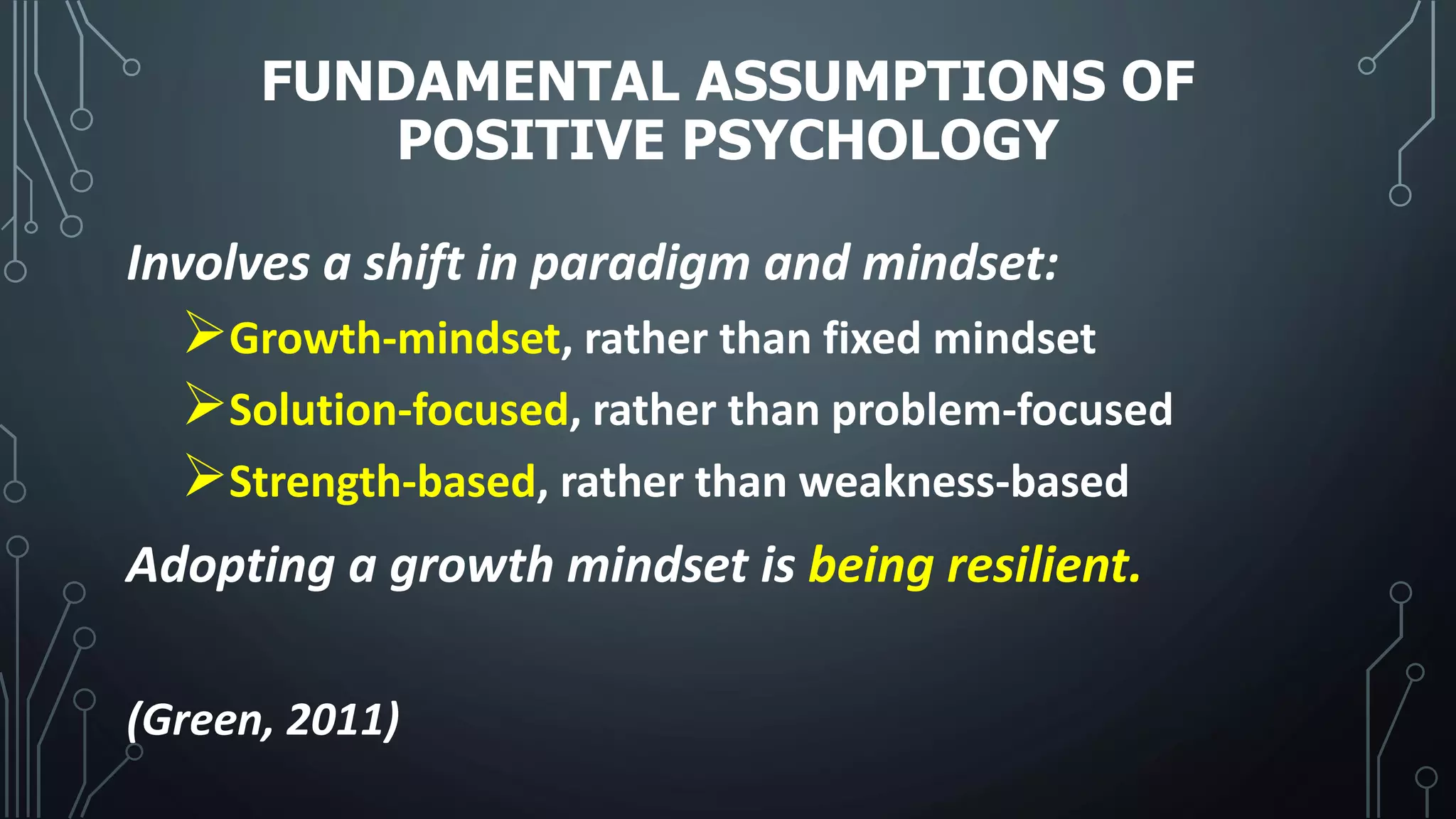 Marlo Martin – The Role of Positive Psychology | PPT