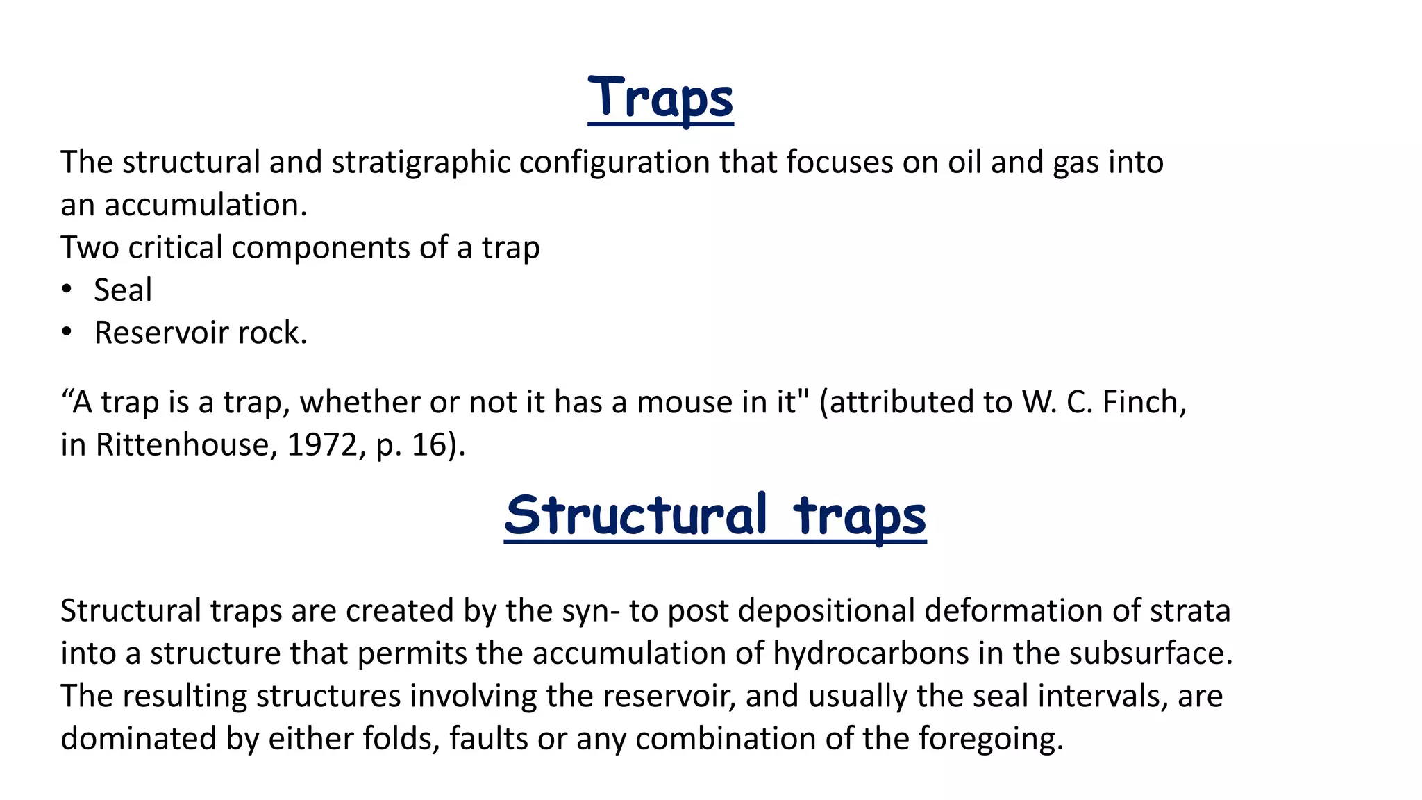 Fold - Fault - Trap | PPTX