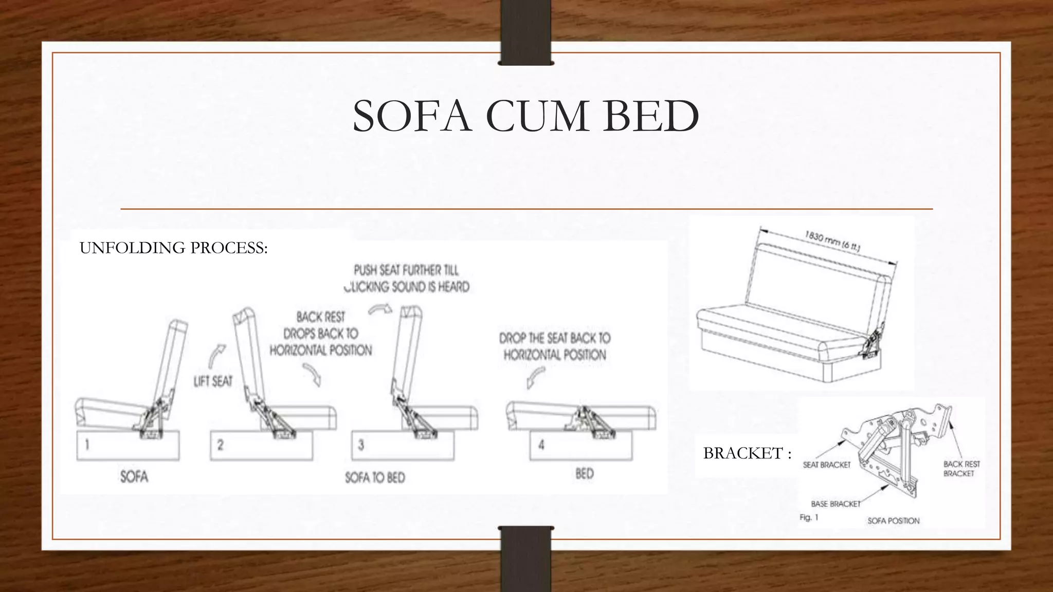 Foldable furniture presentation | PPTX