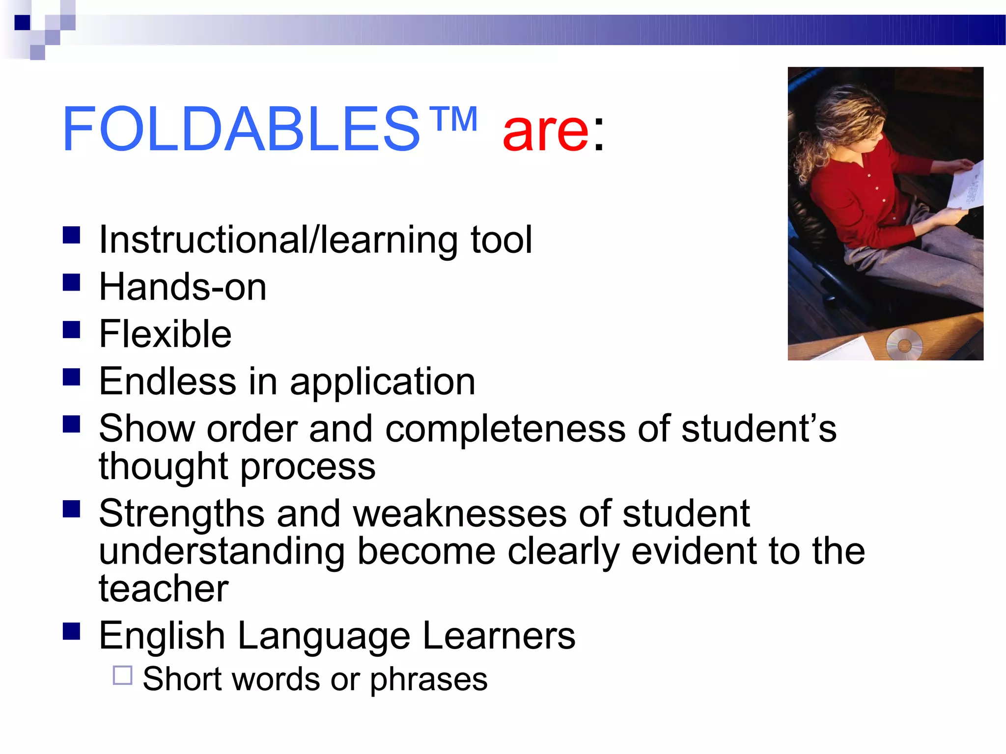 Foldables powerpoint | PPT | Educational Assessment | Education
