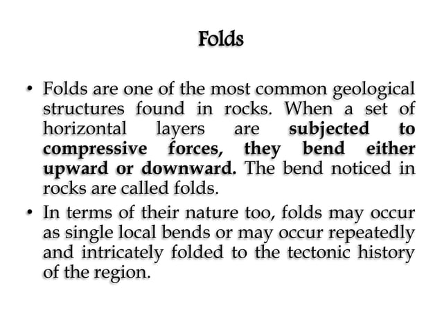 Fold and faults | PPTX | Geology | Science