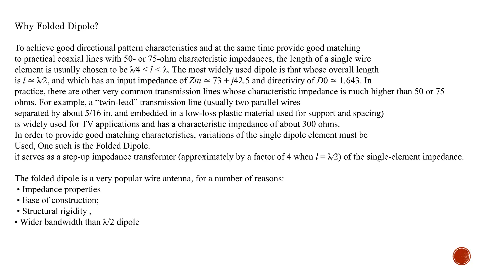 Folded DIPOLE ; l .pptx