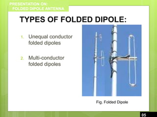 Folded dipole antenna | PPTX