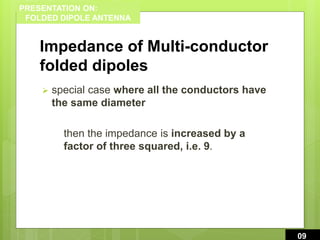 Folded dipole antenna | PPTX
