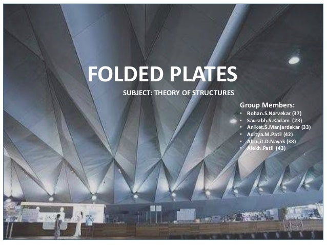 Folded plates