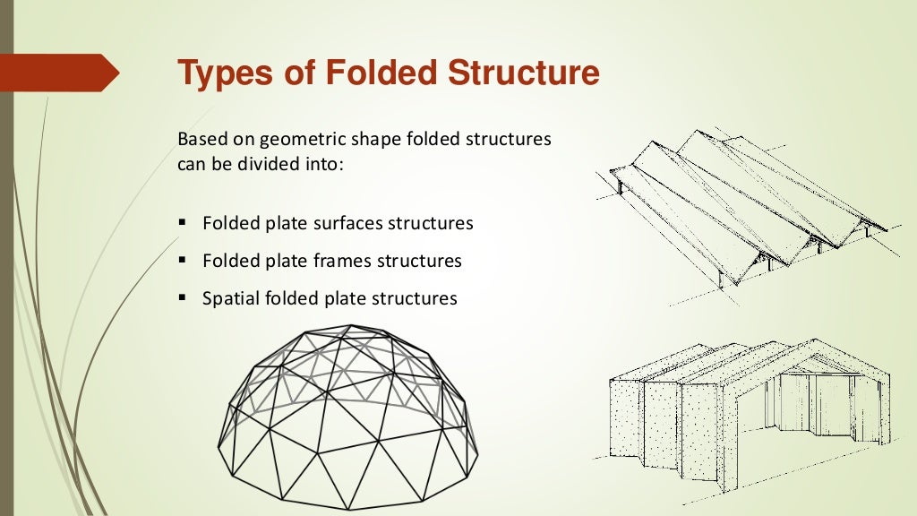 Folded plate structure