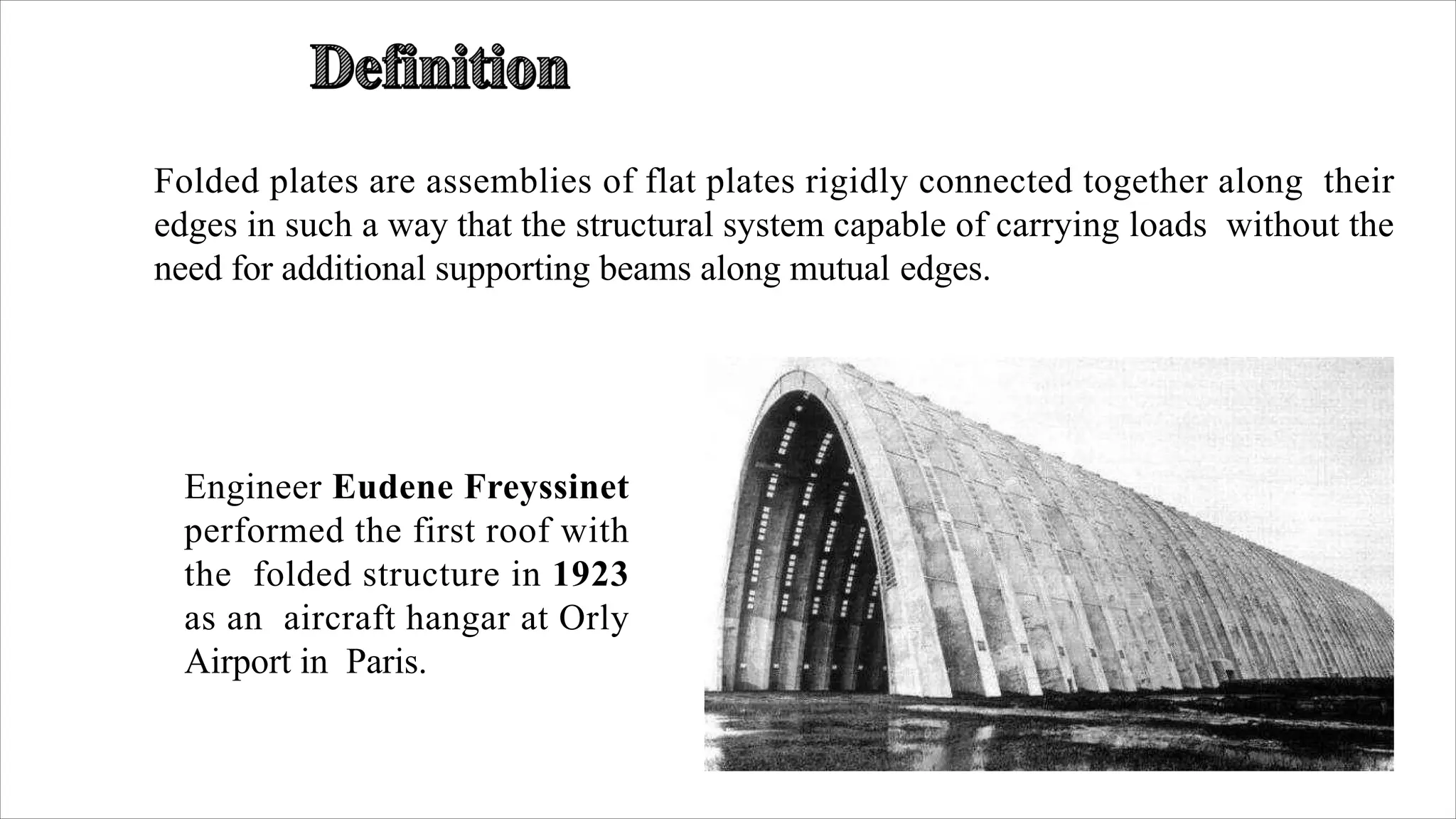 Folded plate structure | PDF