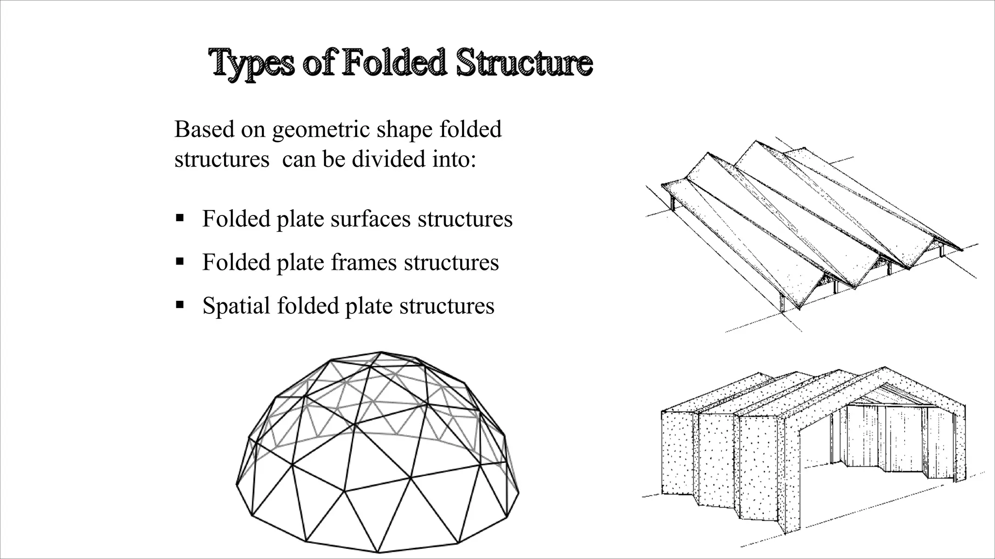 Folded plate structure | PDF