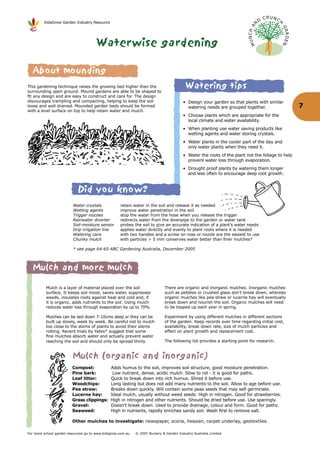 Munch and Crunch Garden: Raised Bed Edible Garden - Kids Grow Garden | PDF