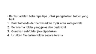 Pengertian dan Fungsi Folder Dalam Komputer.pptx