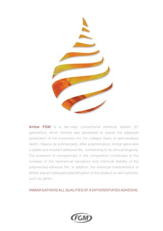 Folder Comercial_English - AMBAR. Adhesive System for Enamel and Dentin ...