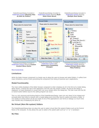 Folder browserdialog unmasked | PDF