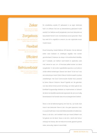 Cloud Communicatie | PDF