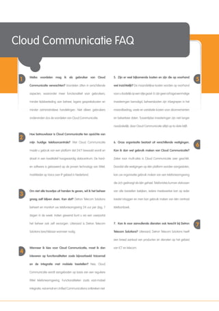Cloud Communicatie | PDF