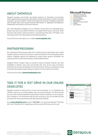 Datapolis Process System | PDF | Operating Systems | Computer Software and Applications