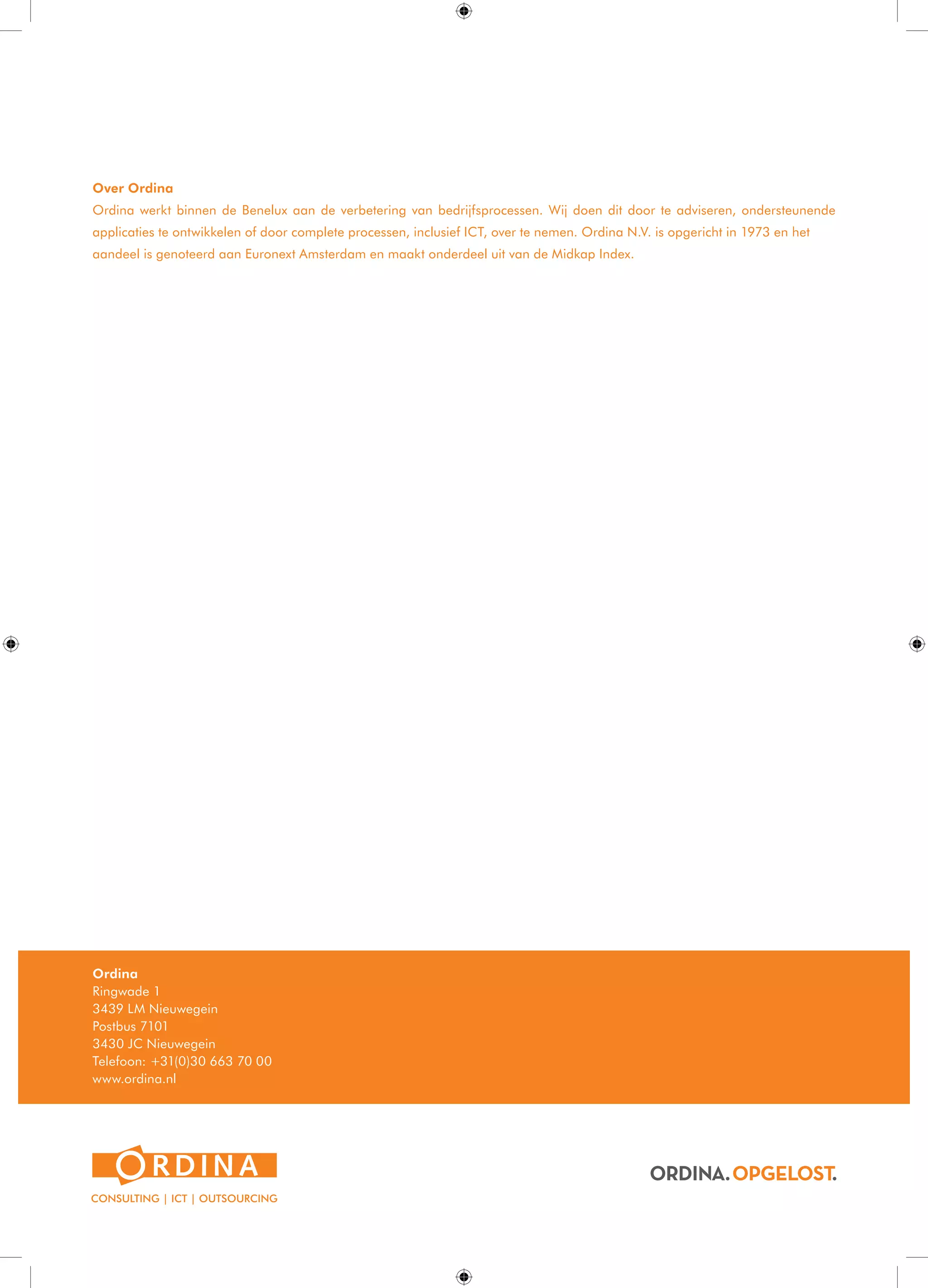 Ordina Lean Six Sigma | PDF