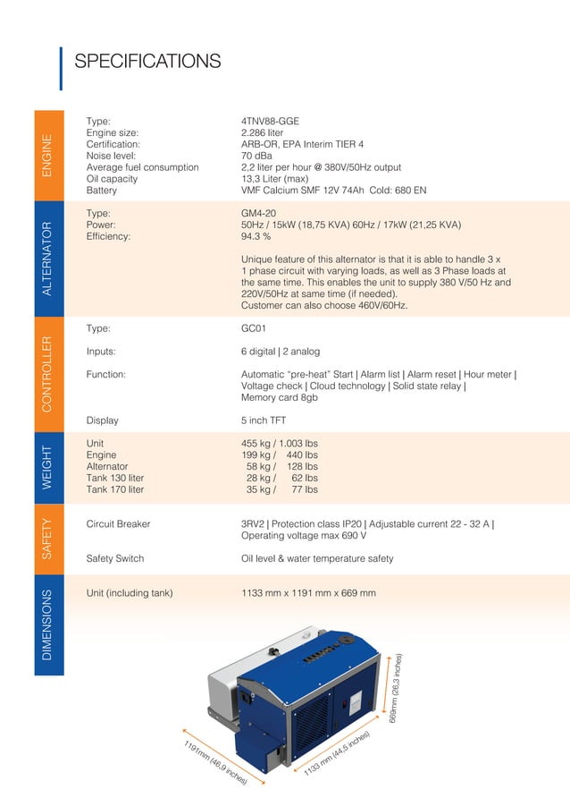 Genmark MS5 Modular Genset | PDF
